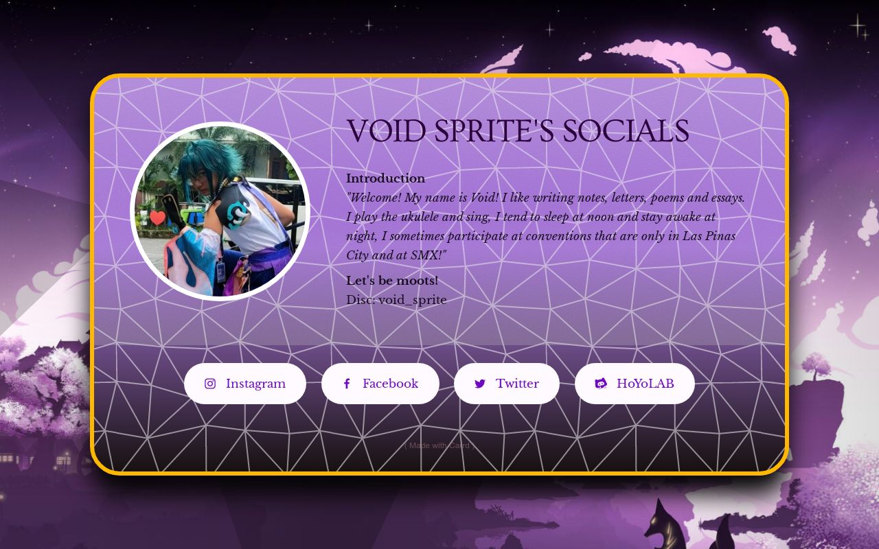 Void Sprites Socials